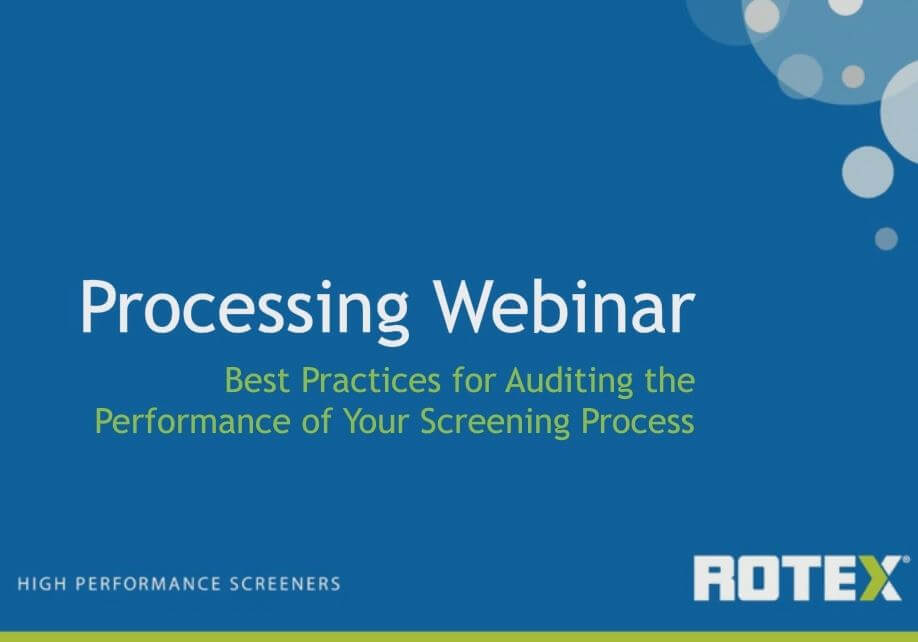 Rotex Group Industrial Screening, Separation and Sieving News